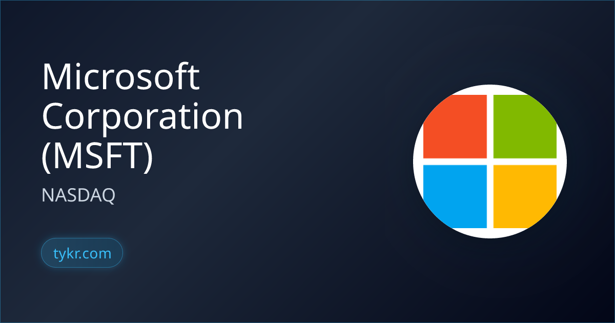 Microsoft Corporation (MSFT) Stock Analysis, Price, Charts & Investment ...